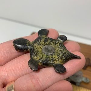 Other | Carved Metal Turtle Magnets Set Of 4 | Poshmark